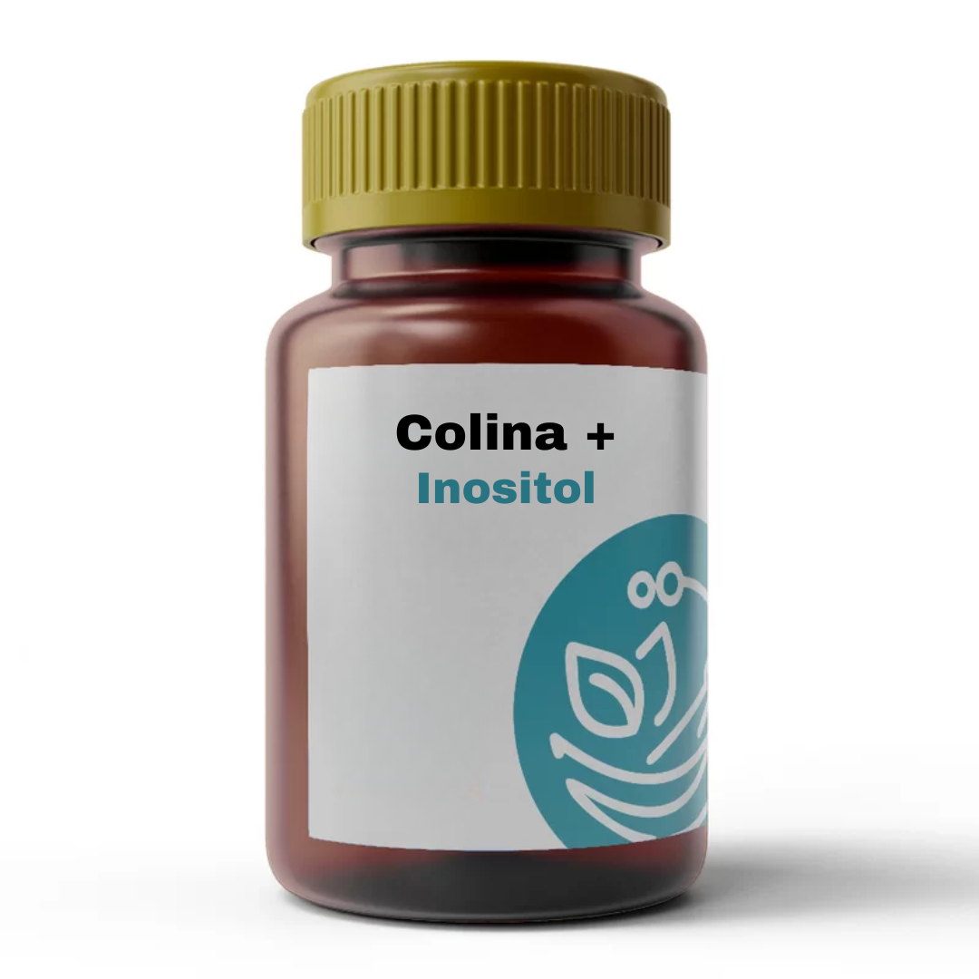 Colina 250mg + Inositol 250mg Suplemento para memória 60 Cápsulas