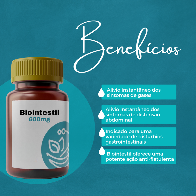 Biointestil 600mg - 30 Cápsulas